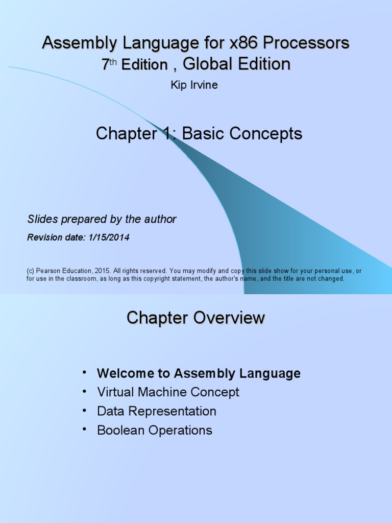 Chapt 01 | PDF | Assembly Language | Integer (Computer Science) Chapt 01 | PDF | Assembly Language | Integer (Computer Science)