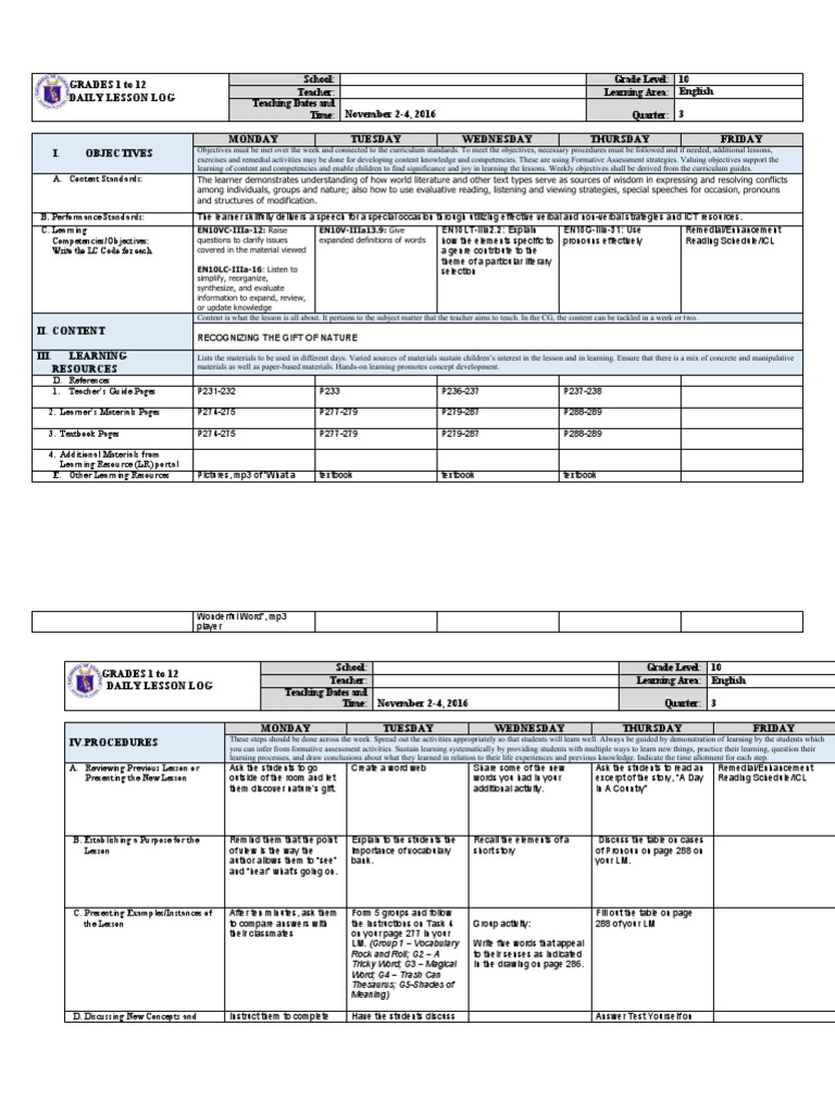 DLL g10 3rd Quarter | PDF