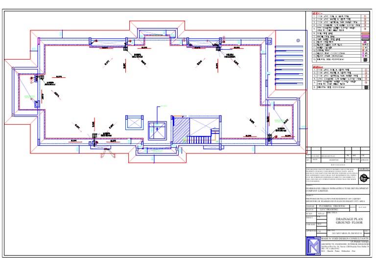 Mb-Plumbing - Drainage Layout - Terrace Floor | PDF
