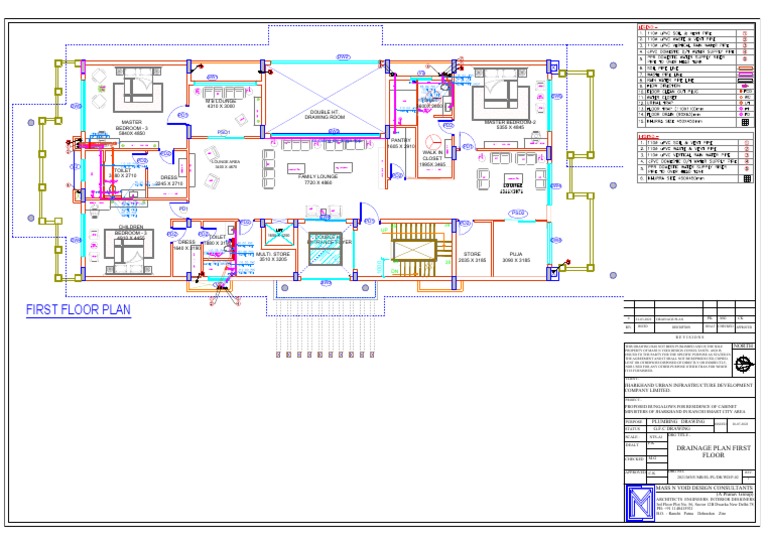 Mb-plumbing -Drainage Layout- 1st Floor (1) | PDF | Bedroom ...