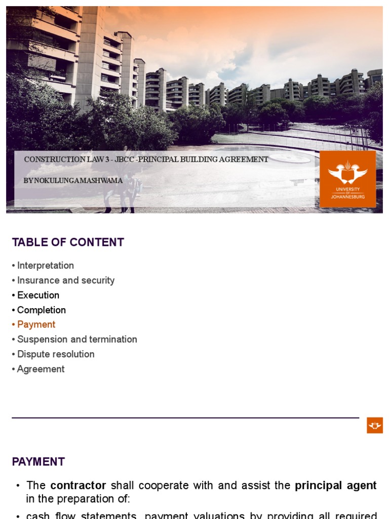 Payment JBCC | PDF | Employment | Interest