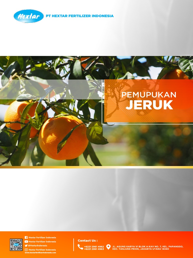 24 Brosur Pemupukan Jan 2021 Jeruk | PDF