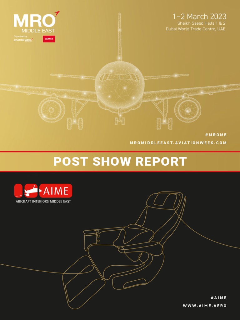 MRO MiddleEast 2023 PostShowReport A4Finissuu | PDF | Aerospace ...