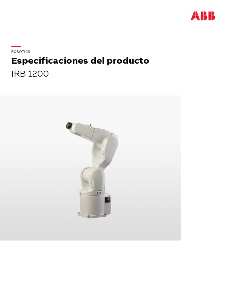 3HAC046982 PS IRB 1200-Es | PDF | Robot | Robótica