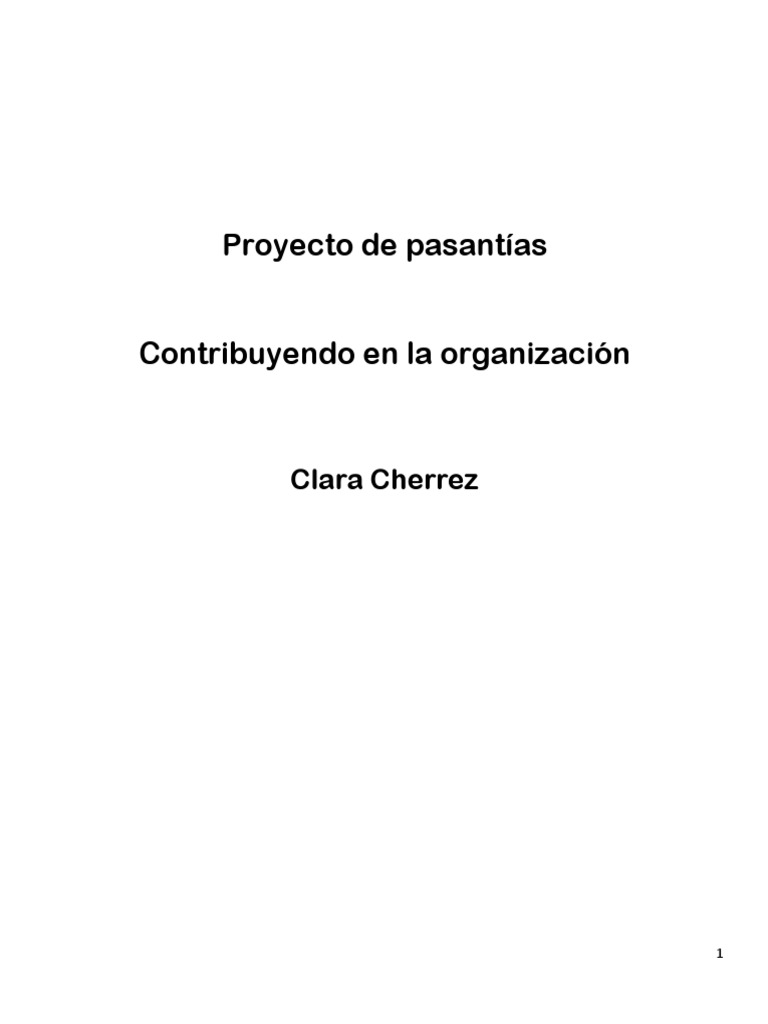 Proyecto de Practicas | PDF
