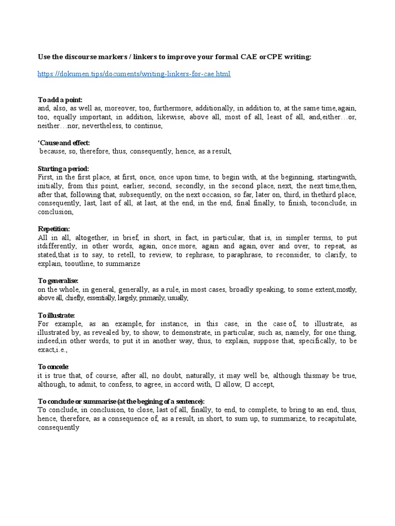 Cae Linkers | PDF | Career & Growth | Language Arts & Discipline