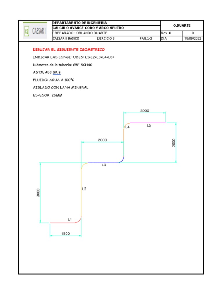 Ejercicios Caesar Ii Basico - 3 | PDF