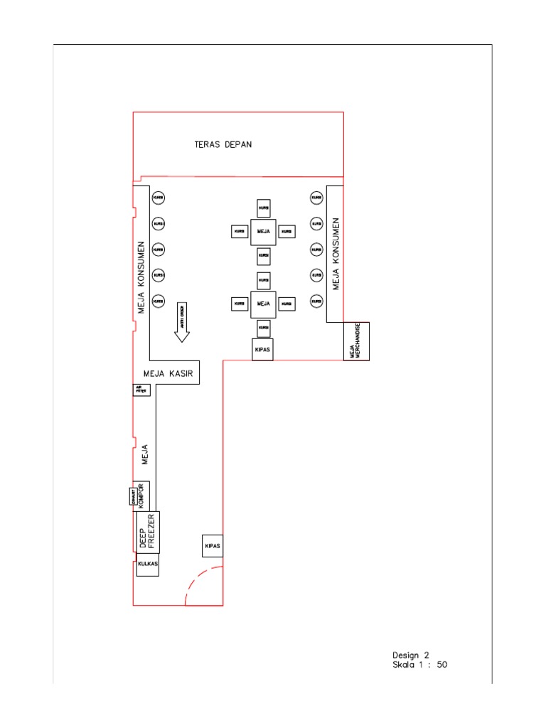 Denah Toko Model | PDF