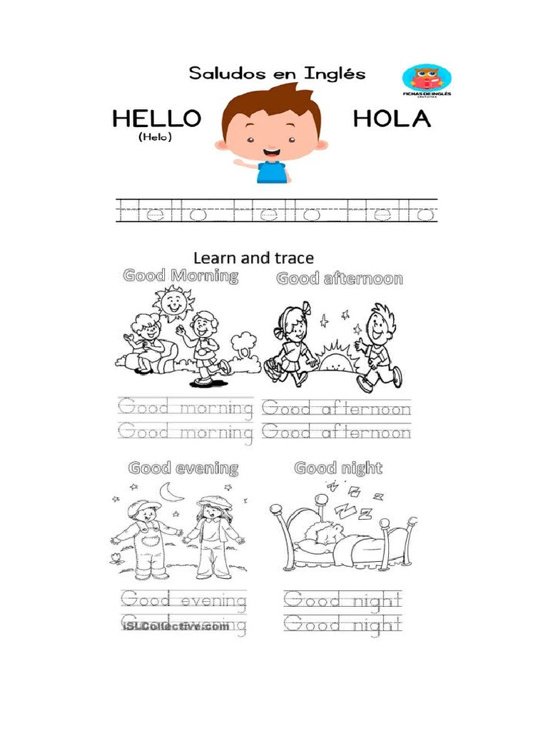 Saludos en Ingles | PDF
