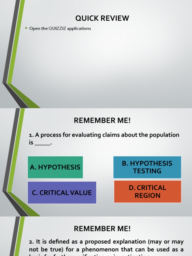 4TH QTR 1 Hypothesis Testing Cot | PDF | Statistical Hypothesis Testing ... 4TH QTR 1 Hypothesis Testing Cot | PDF | Statistical Hypothesis Testing ...