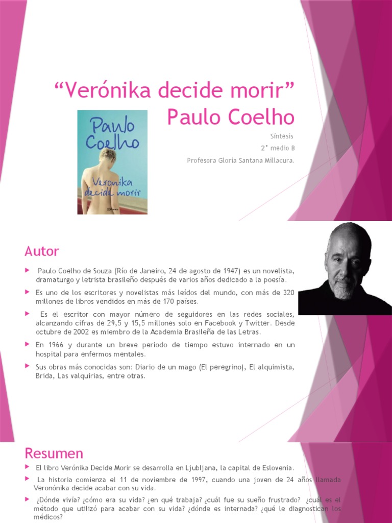Verónika Decide Morir PPT 2B | PDF