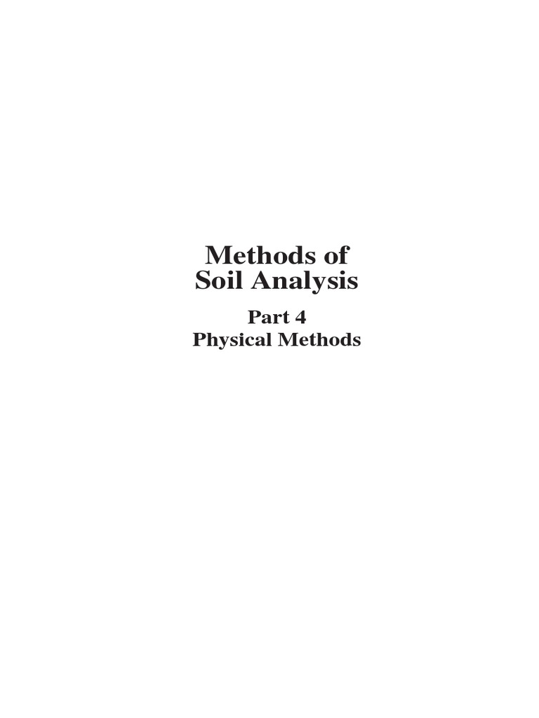 Methods of Soil Analysis | PDF | Probability Distribution | Accuracy ...