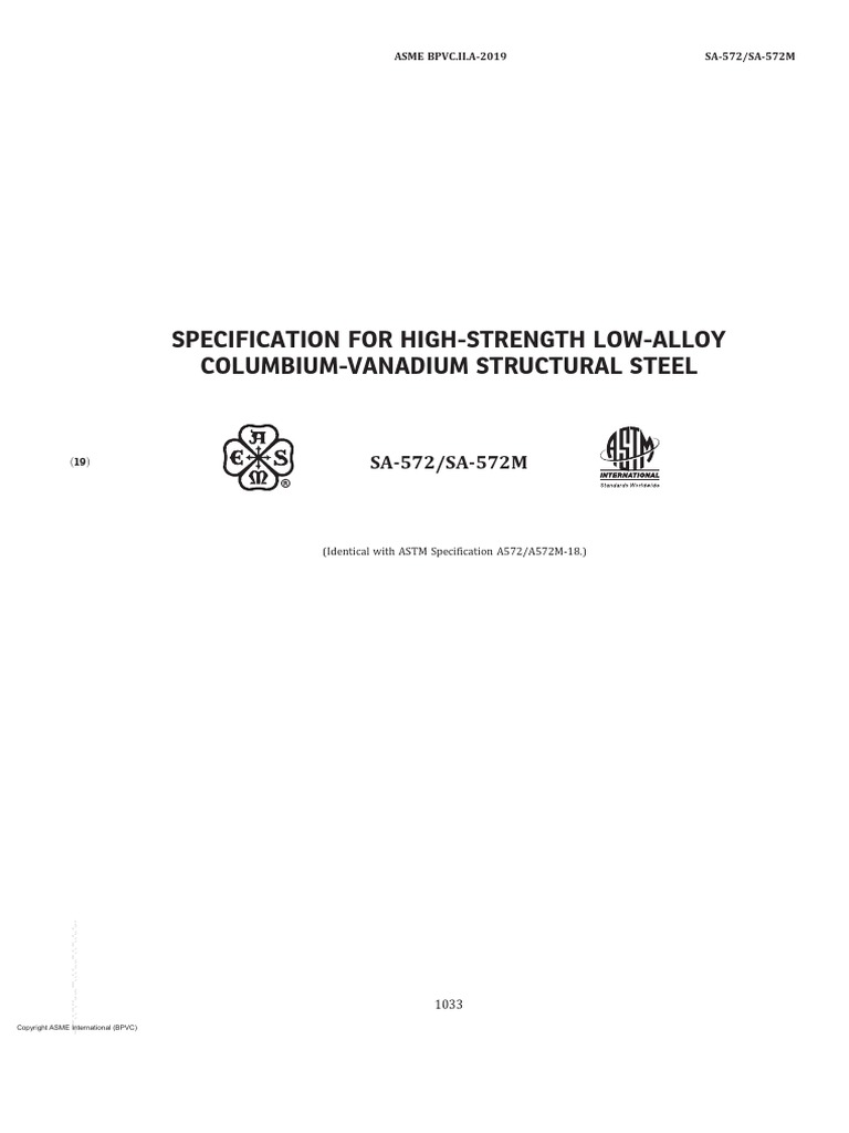 Astm A-572 | PDF | Structural Steel | Sheet Metal