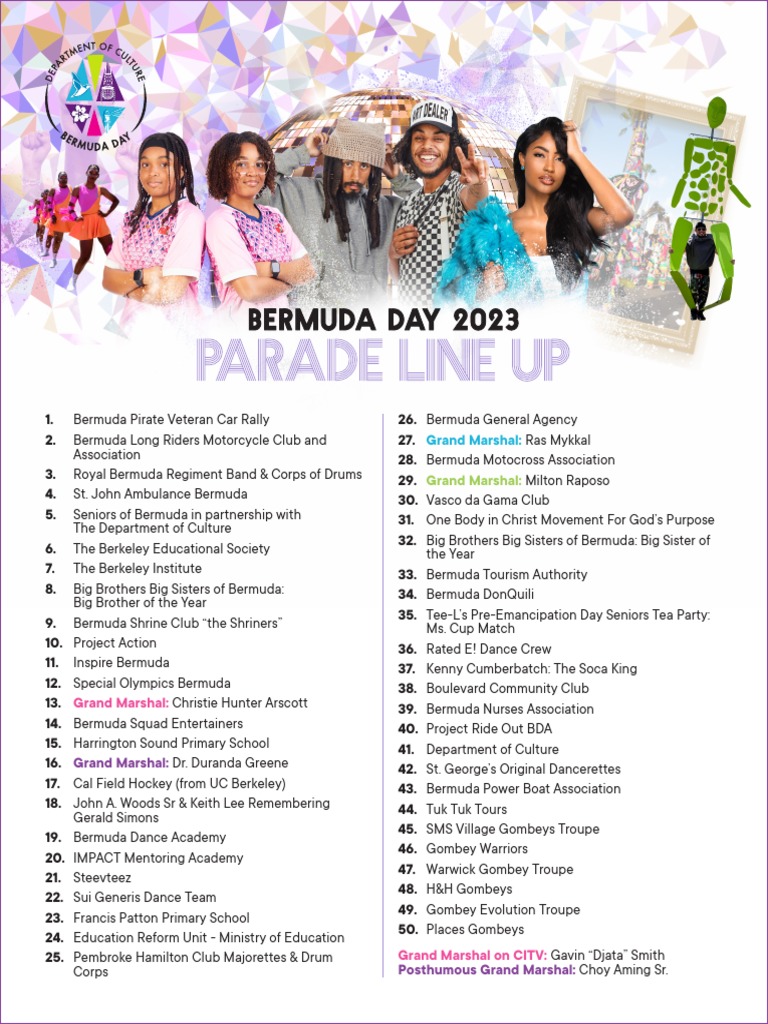 Parade Line Up 2023 (8.5x11) | PDF