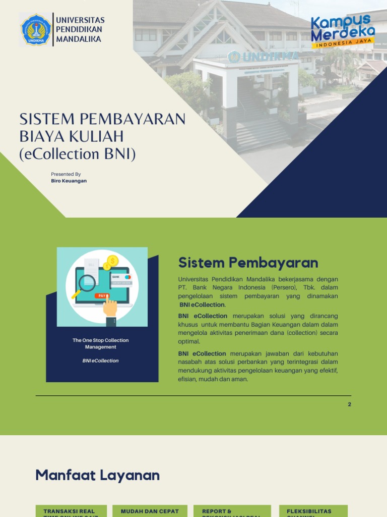 Biaya Kuliah dan Pembayaran di Undikma | PDF