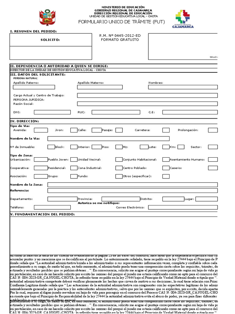 Fut 2023 | PDF | Verdad