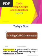 Moving Coil Galvanometer With Diagram | PDF