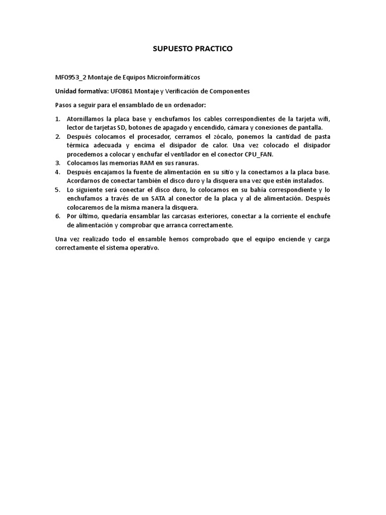 Supuesto Practico 1 | PDF