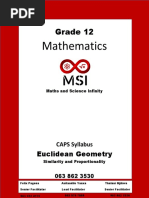 2019 Grade 11 Euclidean Geometry | PDF | Geometry | Mathematics