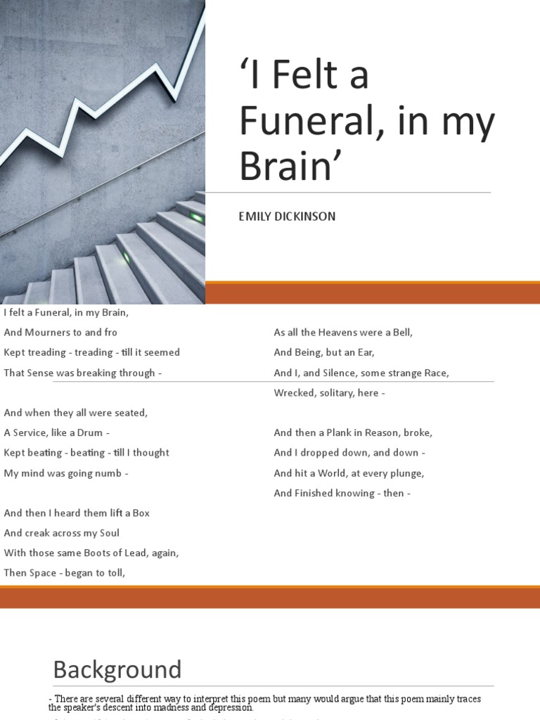I Felt A Funeral, in My Brain | PDF | Soul | Poetry