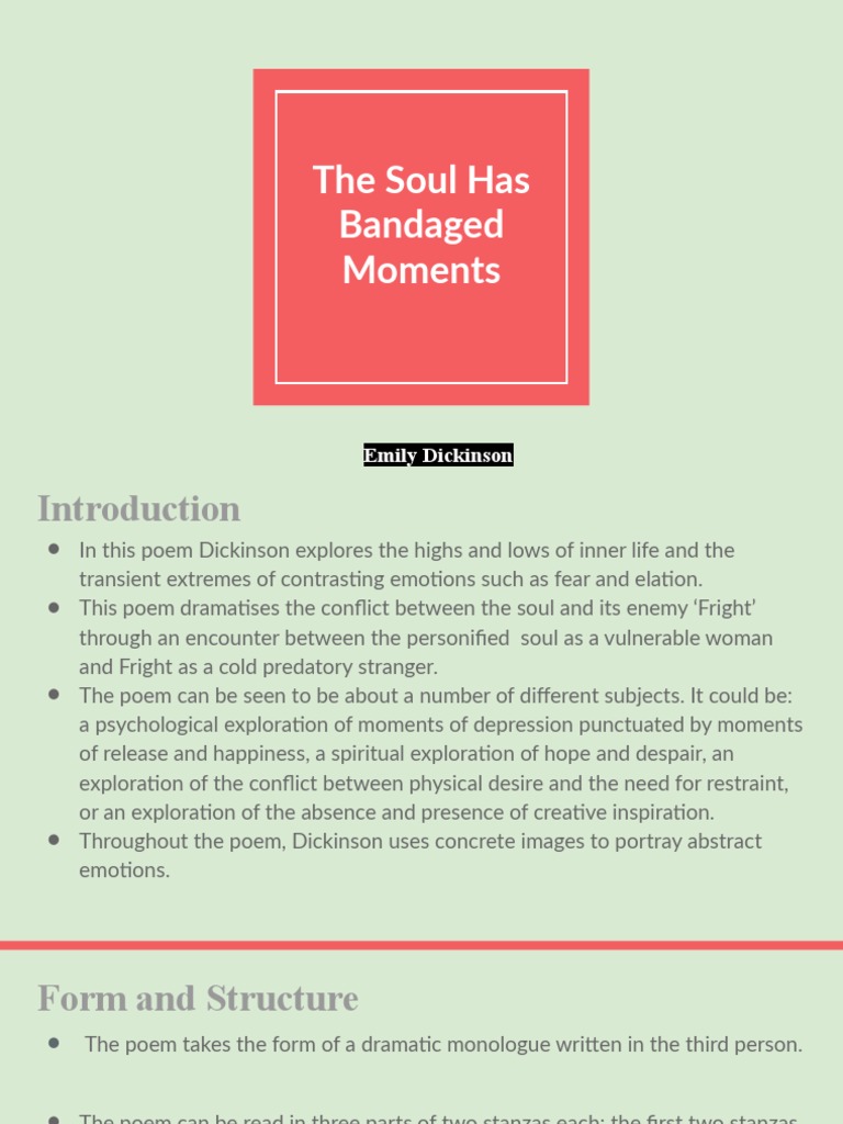 Emily Dickinson's Emotional Extremes | PDF | Depression (Mood ...