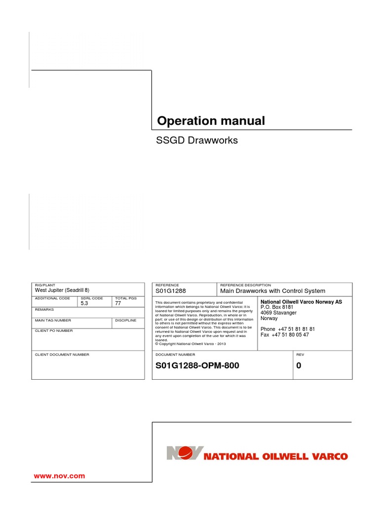 Operation Manual (Auto Generated From .Docx File) - S01G1288-OPM-800 ...