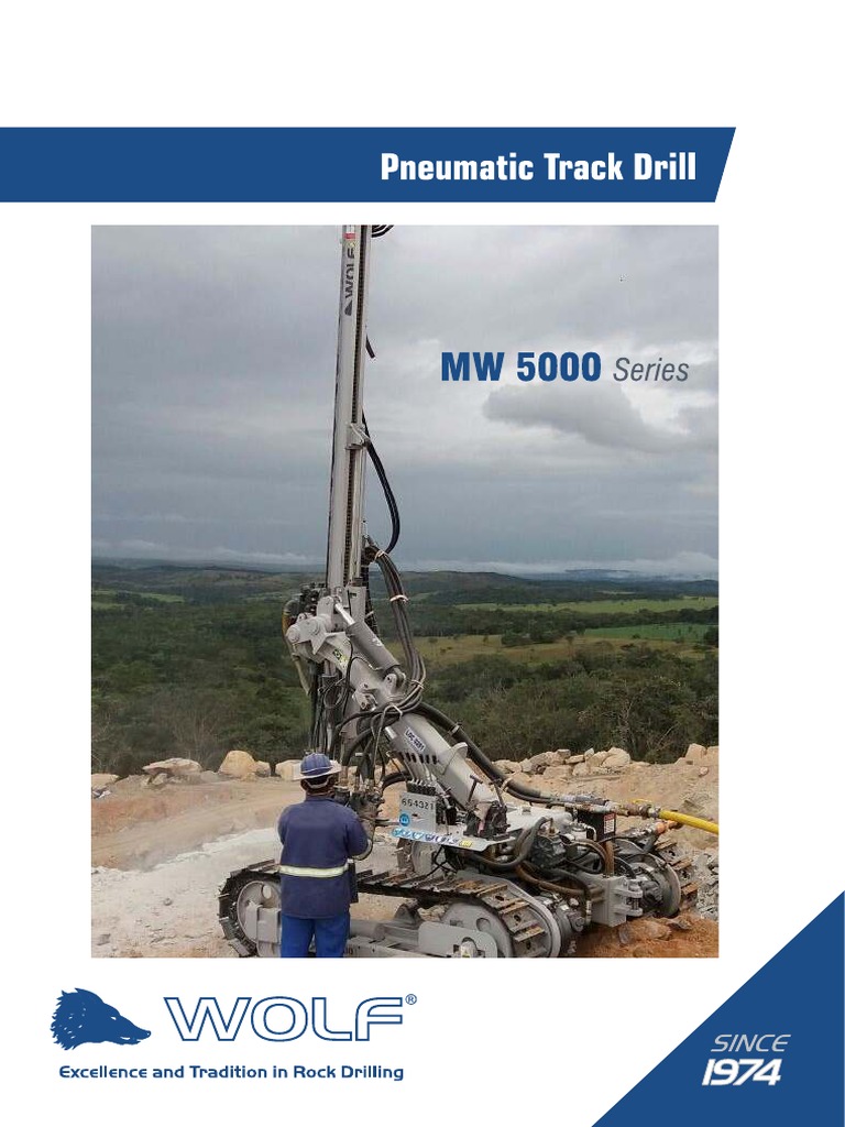 Pneumatic Track Drill-MW5000 | PDF