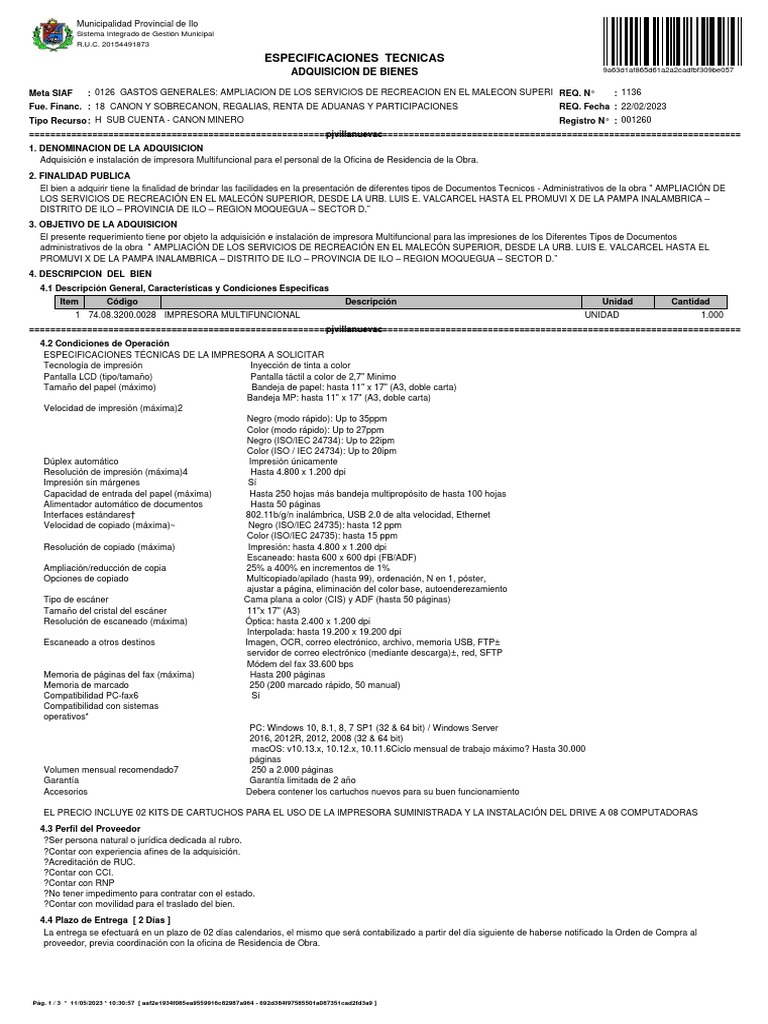 TDR Impresora | PDF | Escáner de imagen | Informática