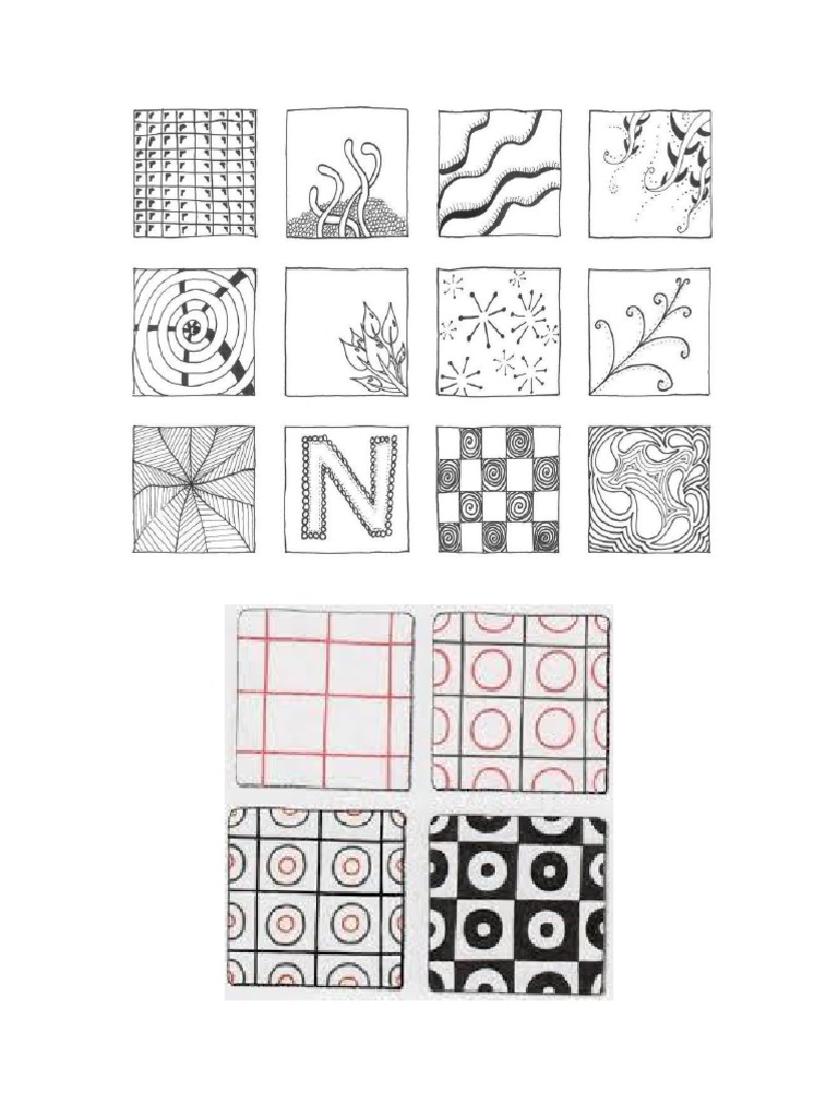 Zentangle Examples | PDF