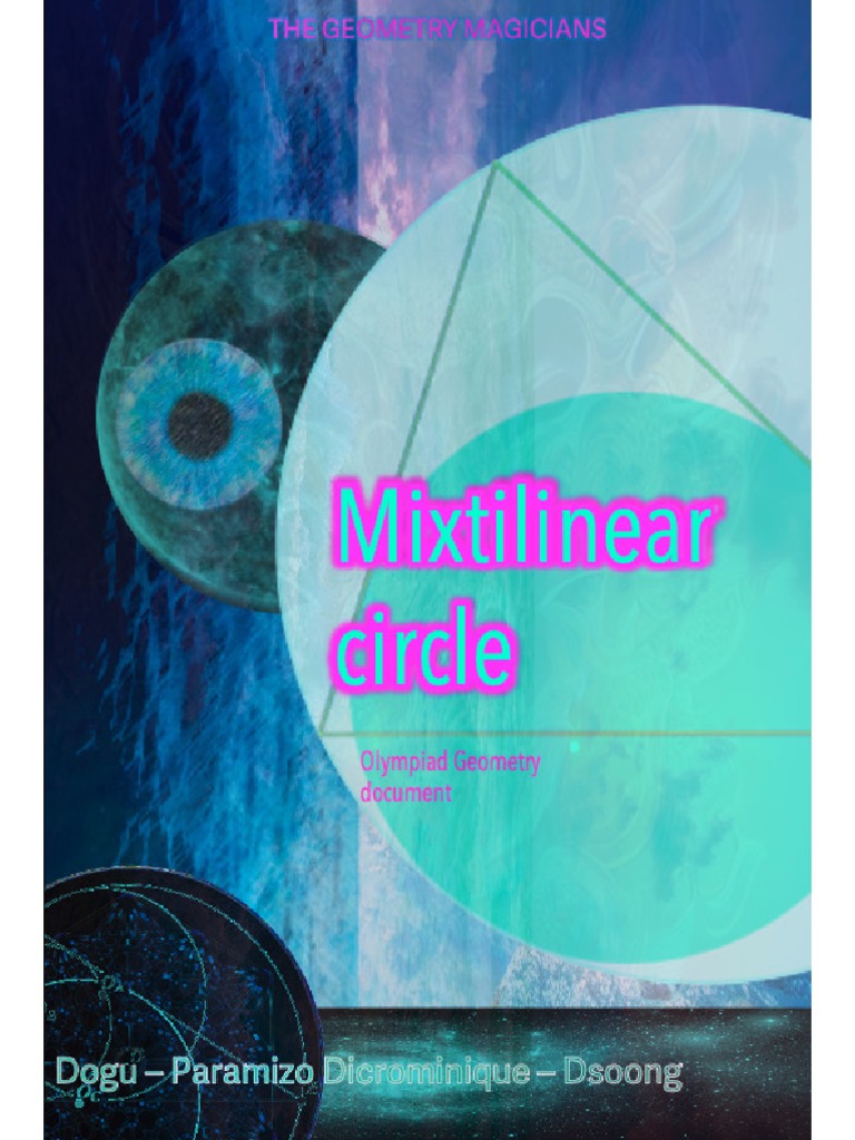 Mixtilinear Circle in Olympiad Geometry | PDF | Triangle | Circle