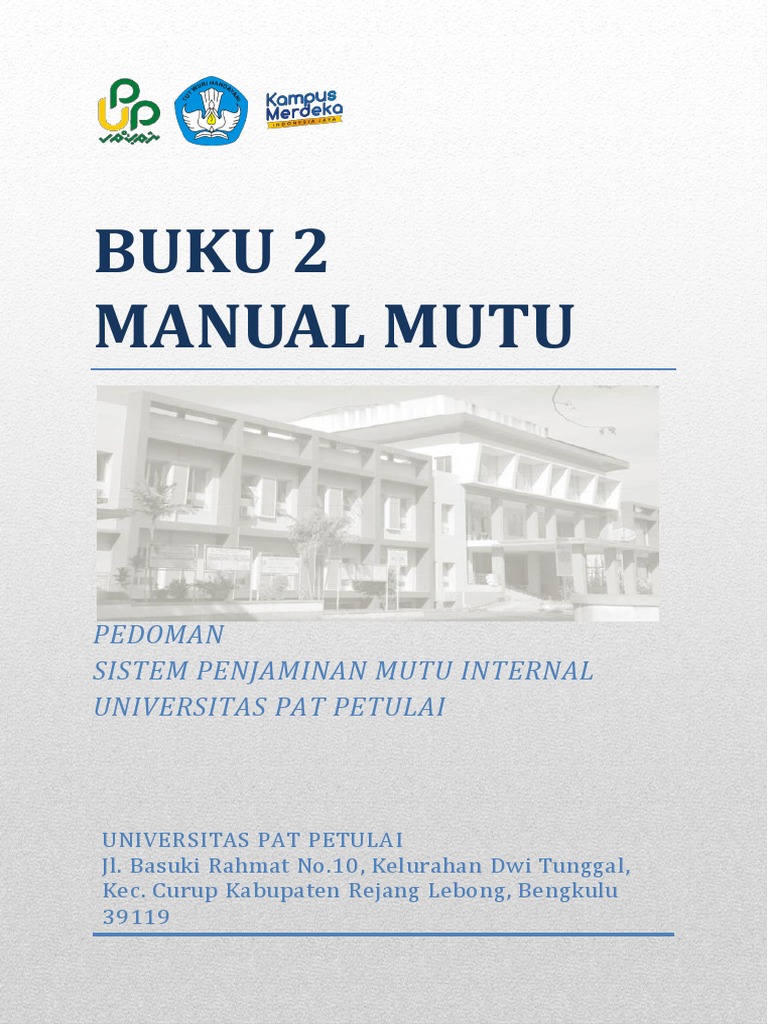 Buku 2 Manual Mutu | PDF