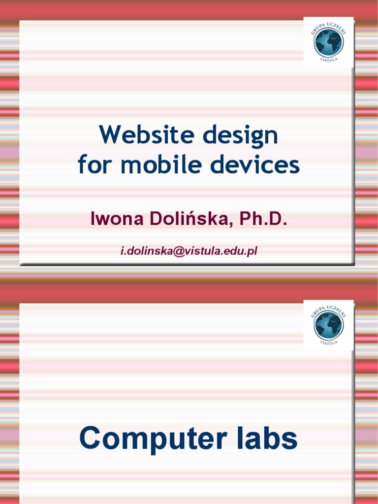 Introduction To Computer Labs Website Design For Mobile Devices | PDF | Web Application | Php