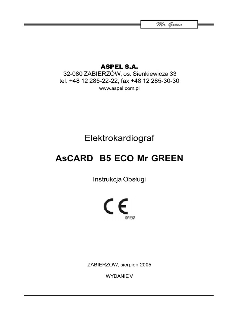 Ascard B5 | PDF