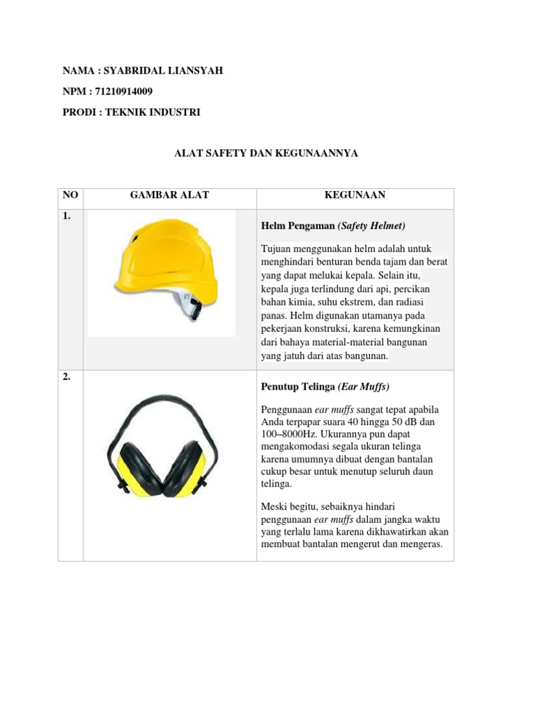 Apd Dan Simbol k3 Syabridal Liansyah | PDF