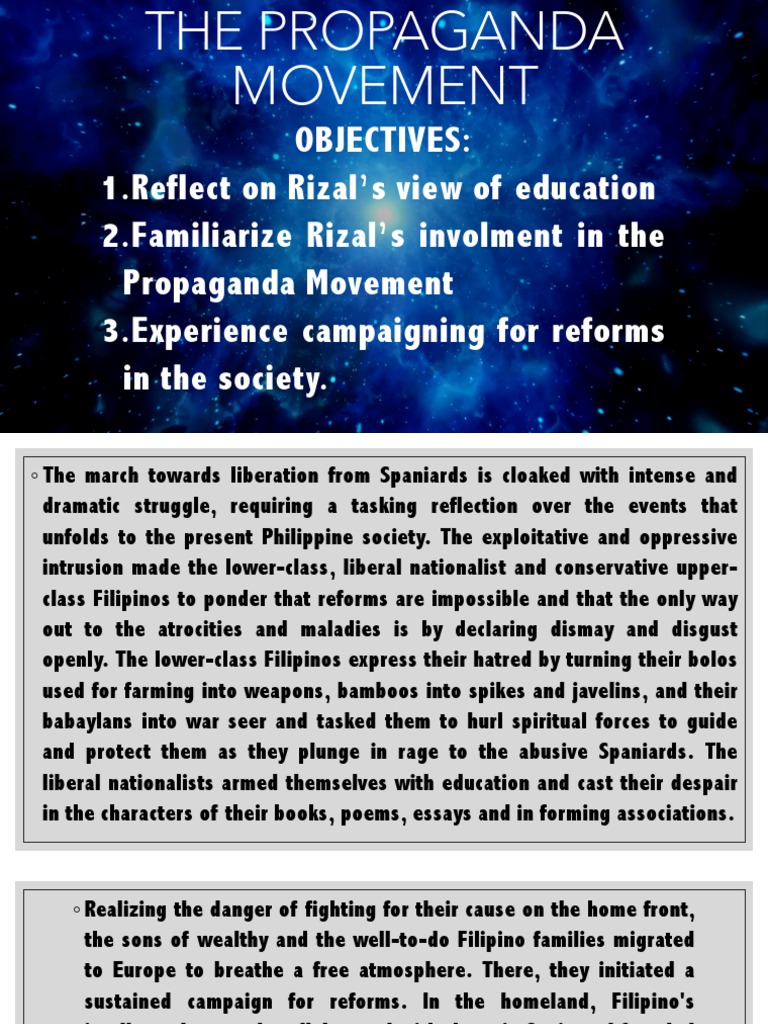 Presentation2 Propaganda Movement | PDF | Cortes Generales | Philippines