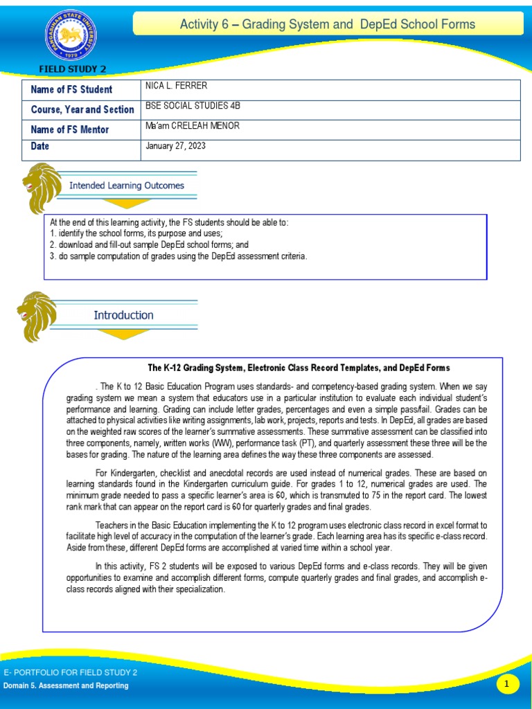 FS 2 Activity 6 FERRER NICA L. | PDF