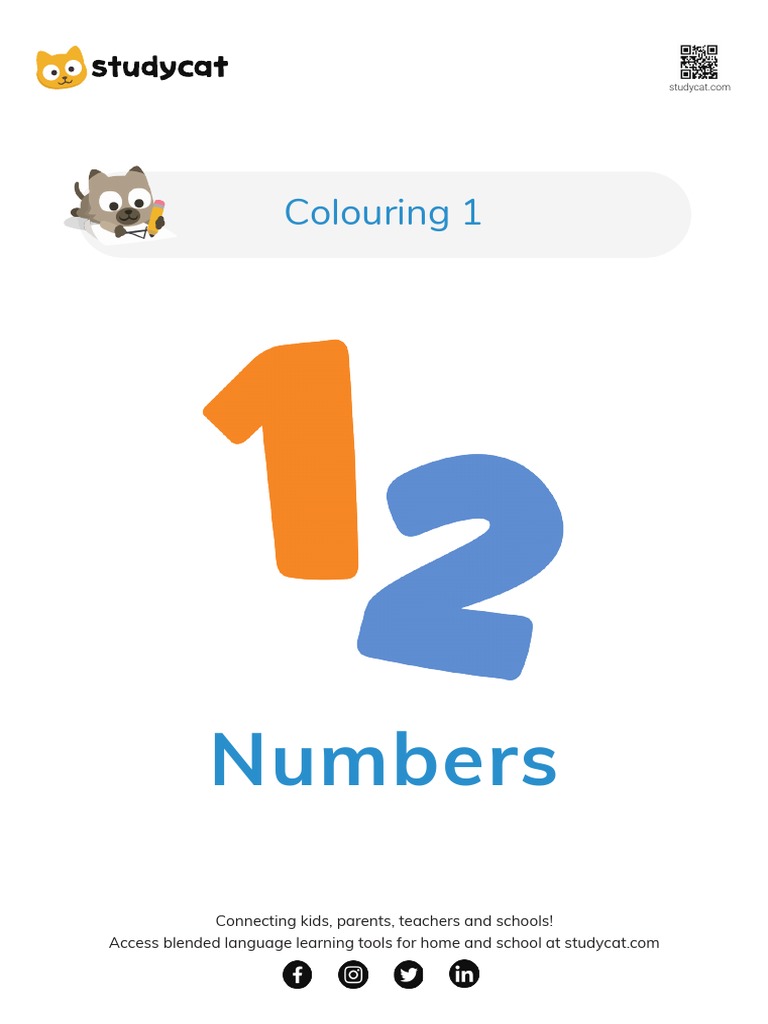 Worksheet Numbers Colouring 1 | Download Free PDF | Learning | Behavior Modification