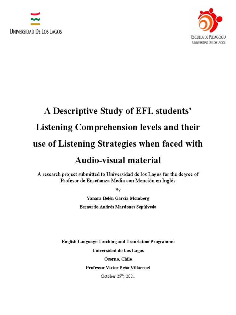 Final Report Yanara García - Bernardo Mardones | PDF | Reading ...