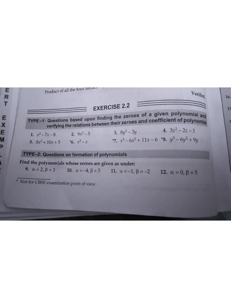 Maths Class 10 | PDF