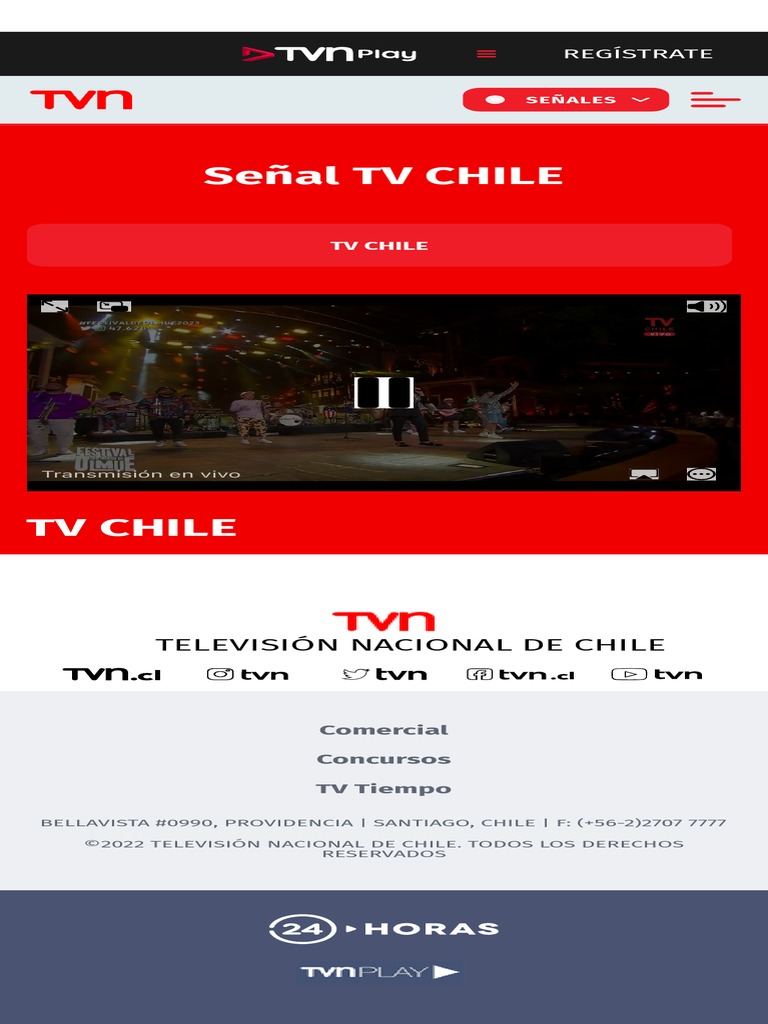 Señal TV Chile: Televisión Nacional de Chile | PDF