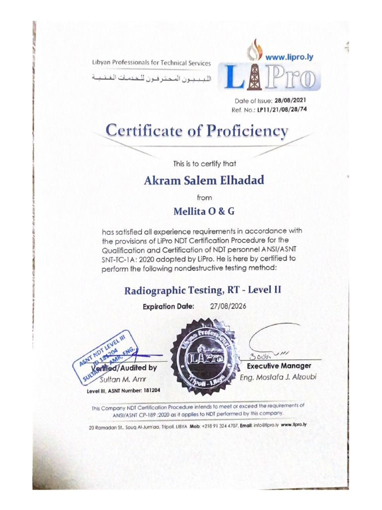 Libyan Professionals For Technical Services | PDF