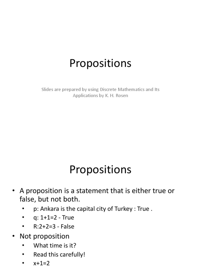 1 Propositional Logic | Download Free PDF | Mathematical Logic ... 1 Propositional Logic | Download Free PDF | Mathematical Logic ...