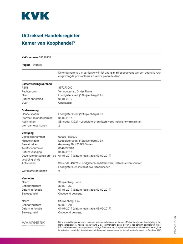 16-05-2023 - 68030932 KVK | PDF