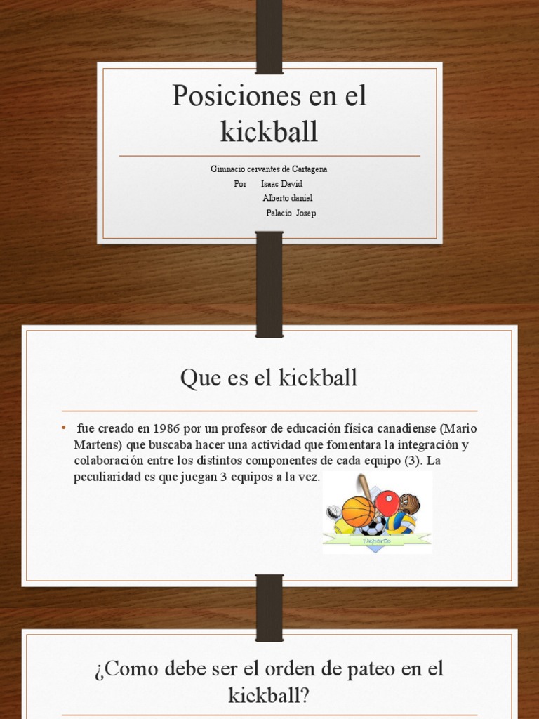 Posiciones en El Kickball | PDF | Campo de béisbol | Deportes de equipo