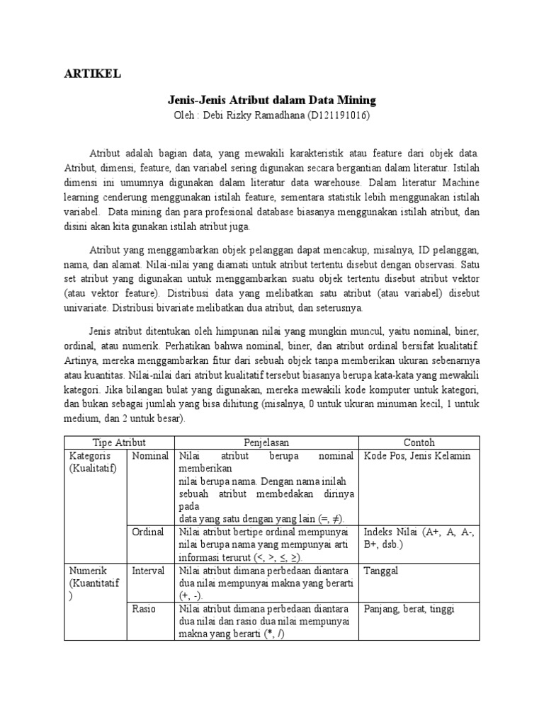 Tugas DS 2 - Artikel | PDF