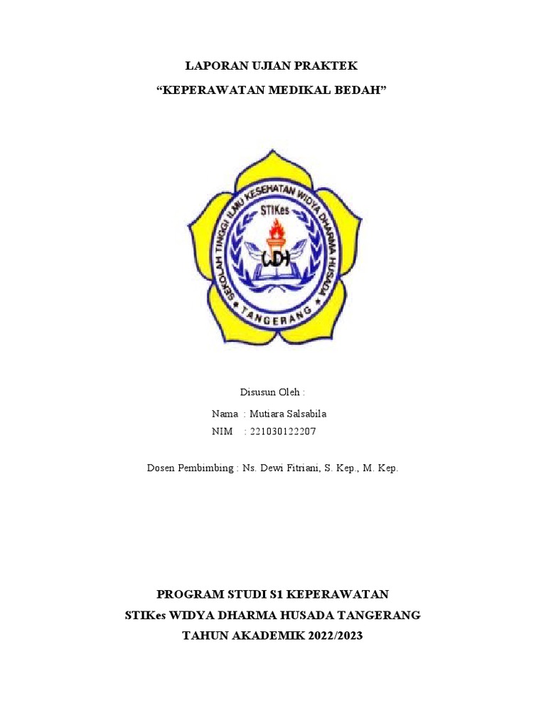 Laporan Ujian Praktek KMB Mutiara Salsabila-Smt.7 Prog B | PDF
