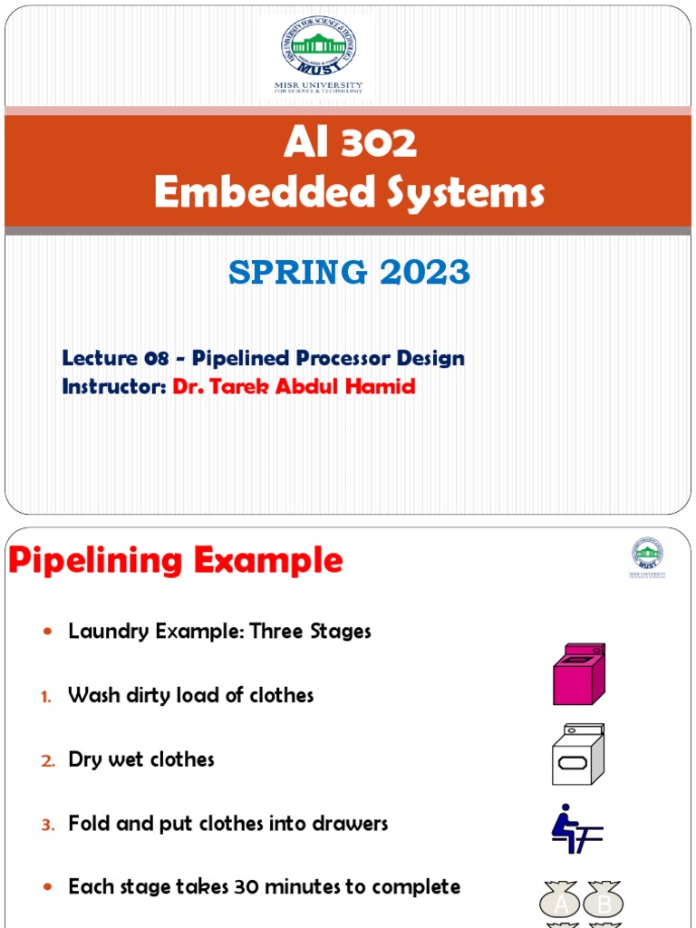Lecture 08 - Pipelined Processor Design | PDF | Central Processing Unit ...