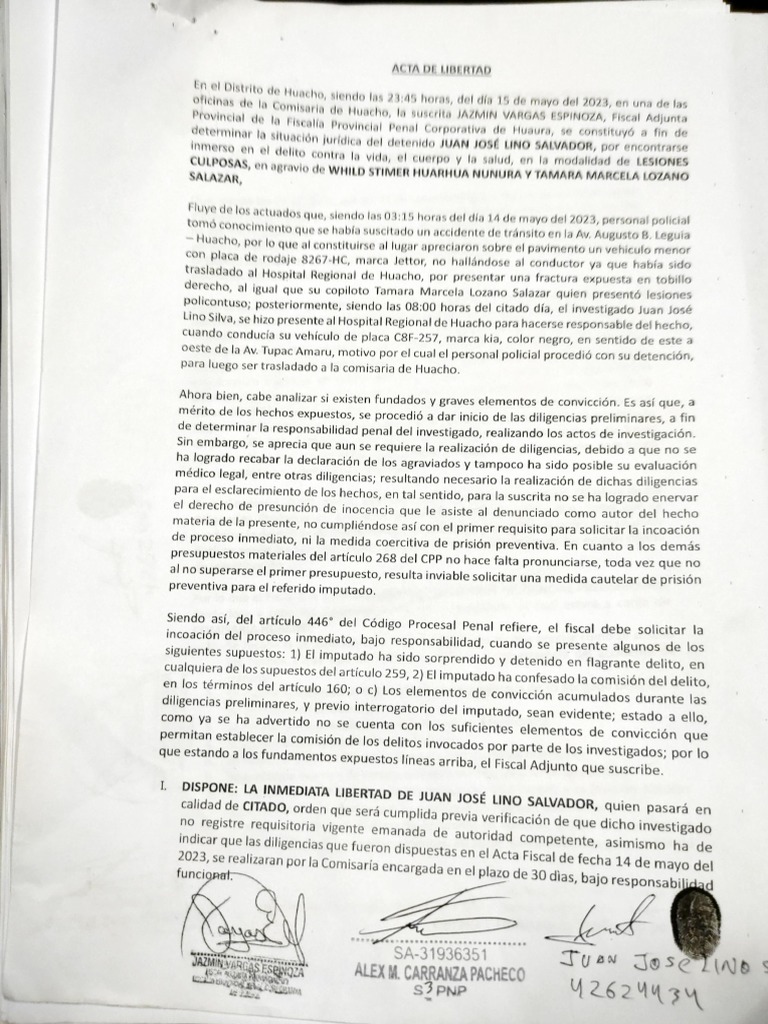 Jesus Lino X Choque y Fuga | PDF