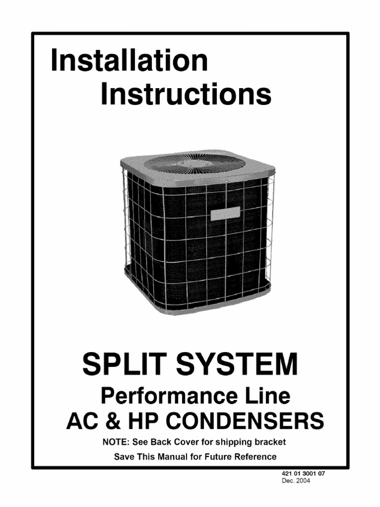 Aire Acondicionado Central Heil Quaker (ICP) CAC024AKA1 | PDF ...