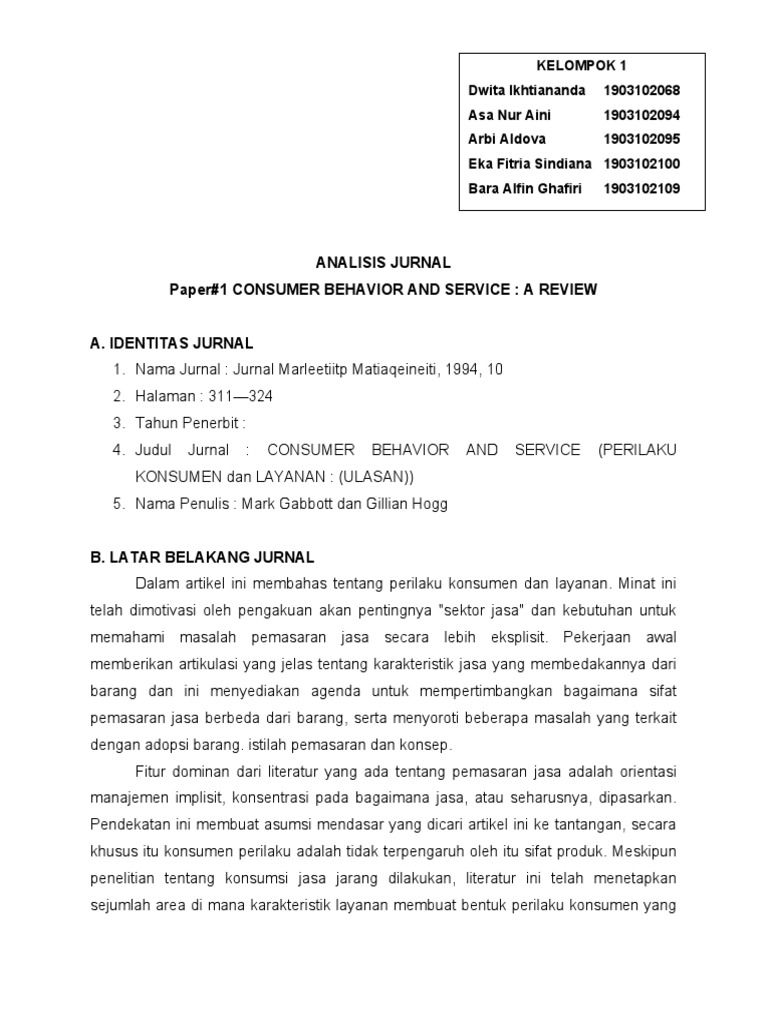 Analisis Paper Uas Pem - Jasa | PDF | Pengelolaan Keuangan & Uang